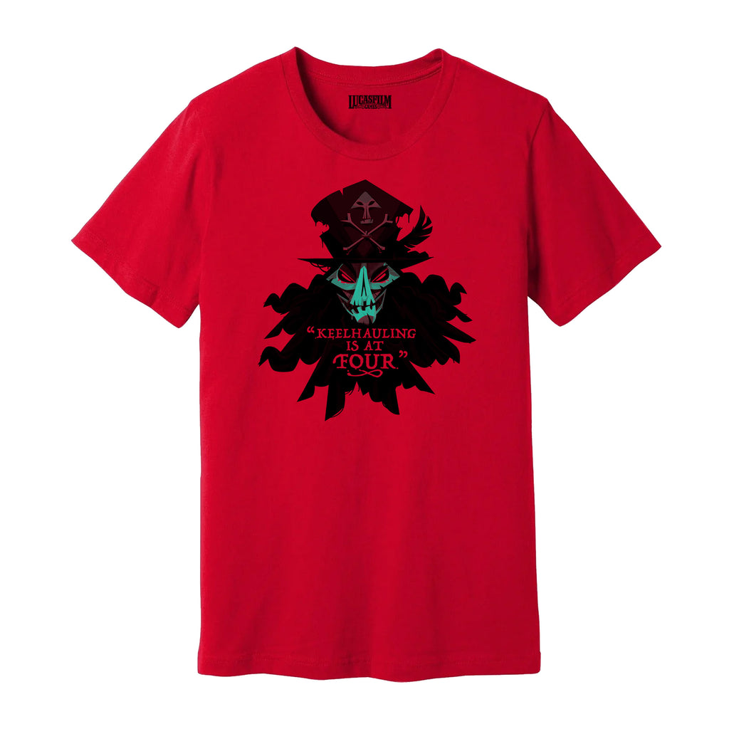 Return to Monkey Island - LeChuck Quote T-shirt (Red) – Devolver Digital